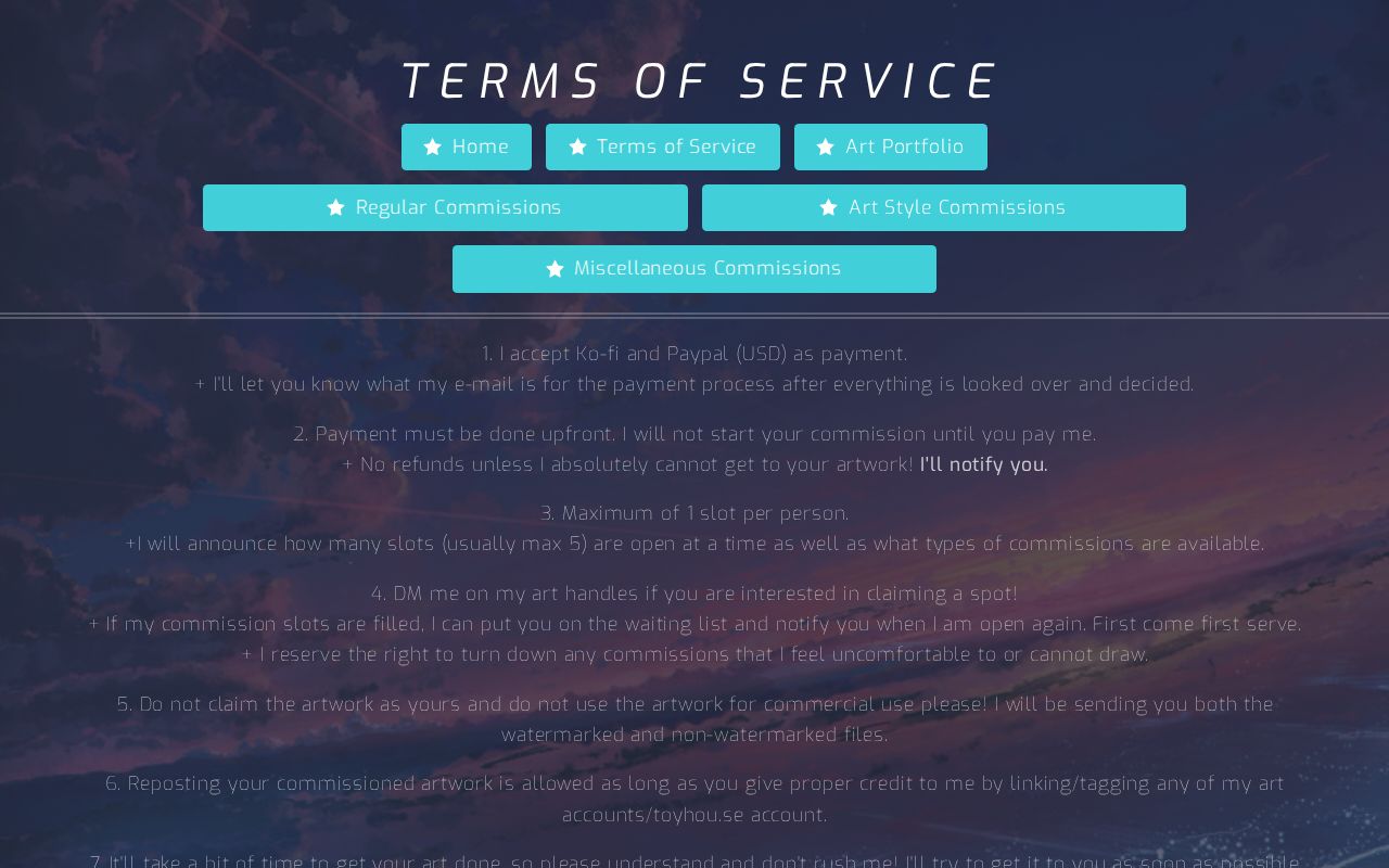 Terms Of Service terms-of-service